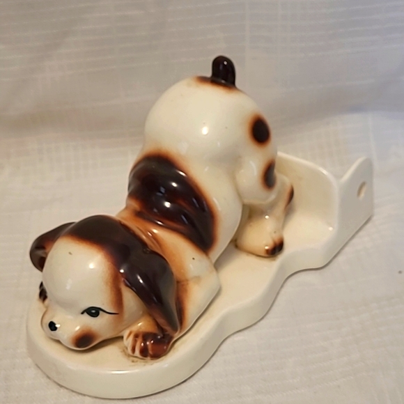 Vintage | Accents | Mcm Ceramic Puppy Dog Table Lamp Tv Lamp | Poshmark